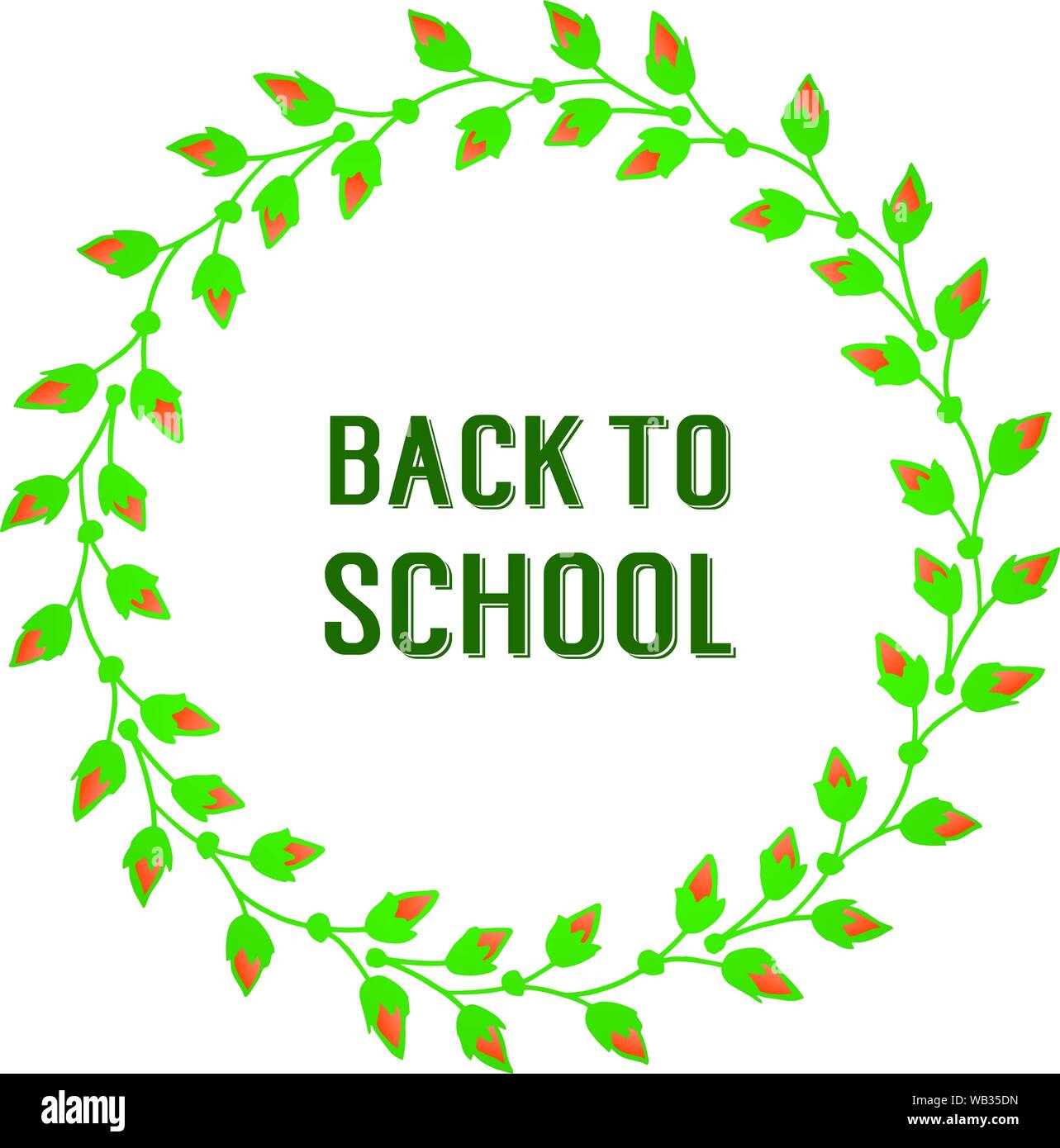 Banner back to school, design element of frame hand drawn, for drawing ...