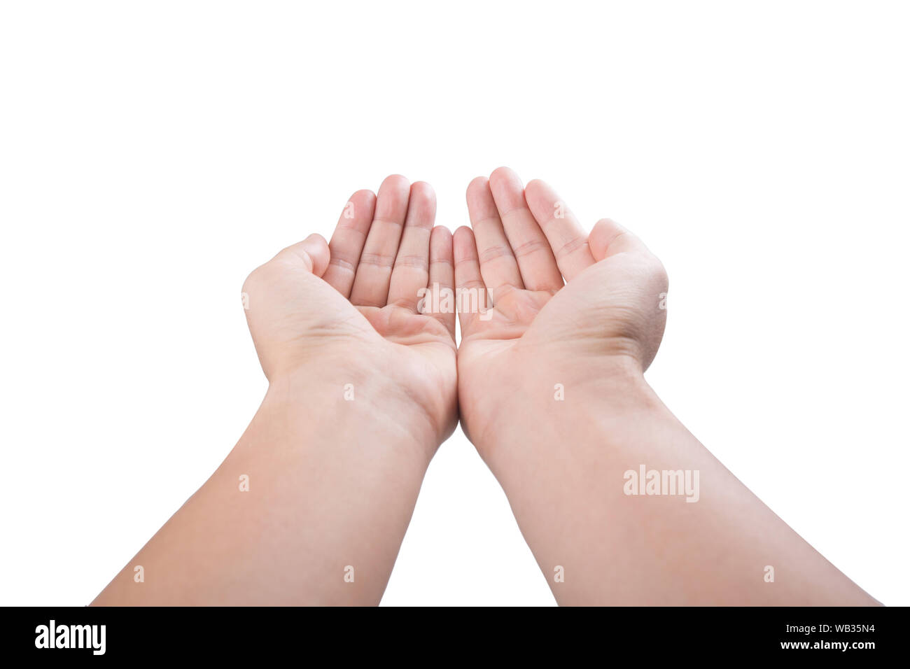 humans hand holding something background Stock Photo - Alamy