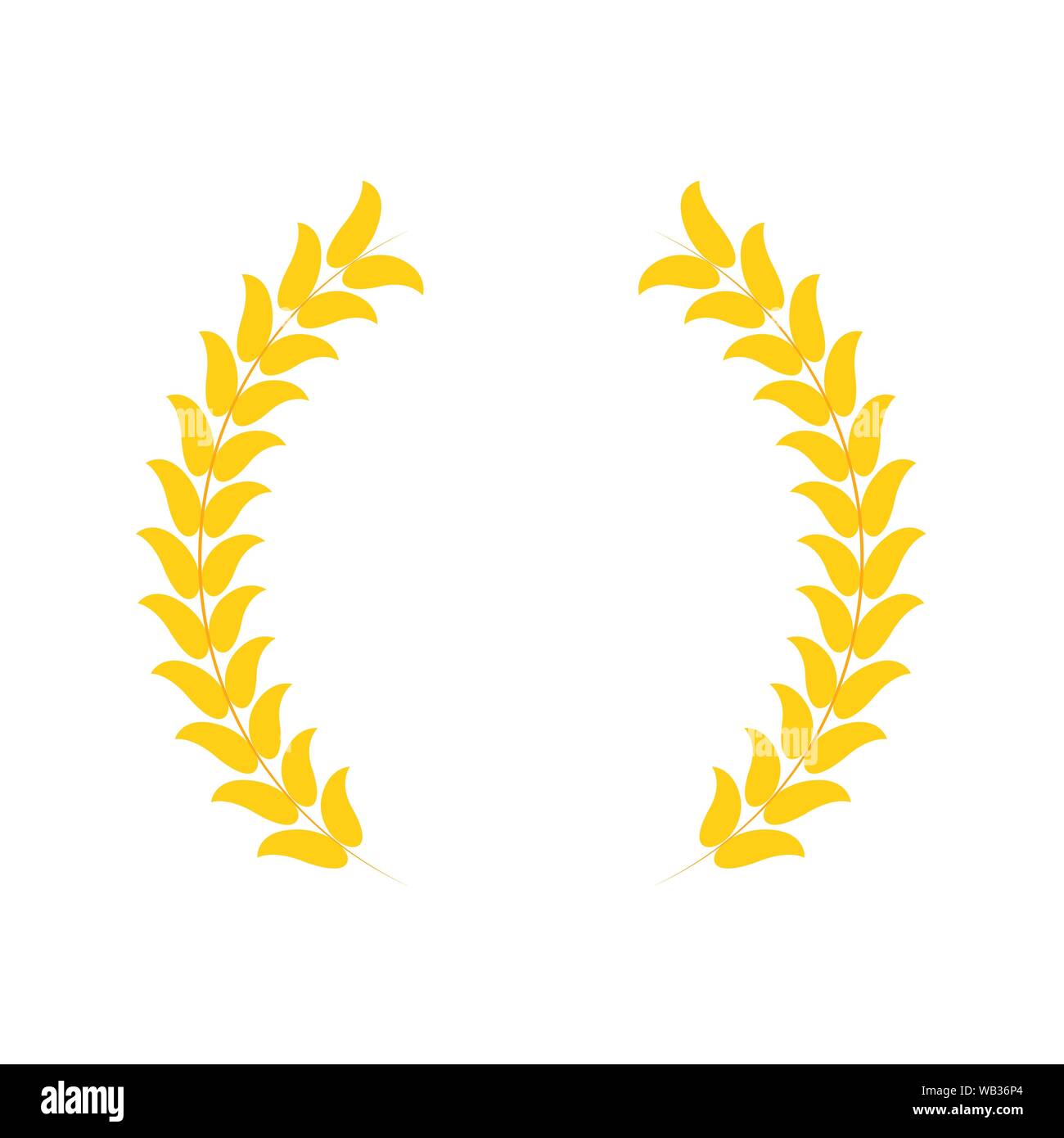 Crown of bay leaf Stock Vector Image & Art - Alamy