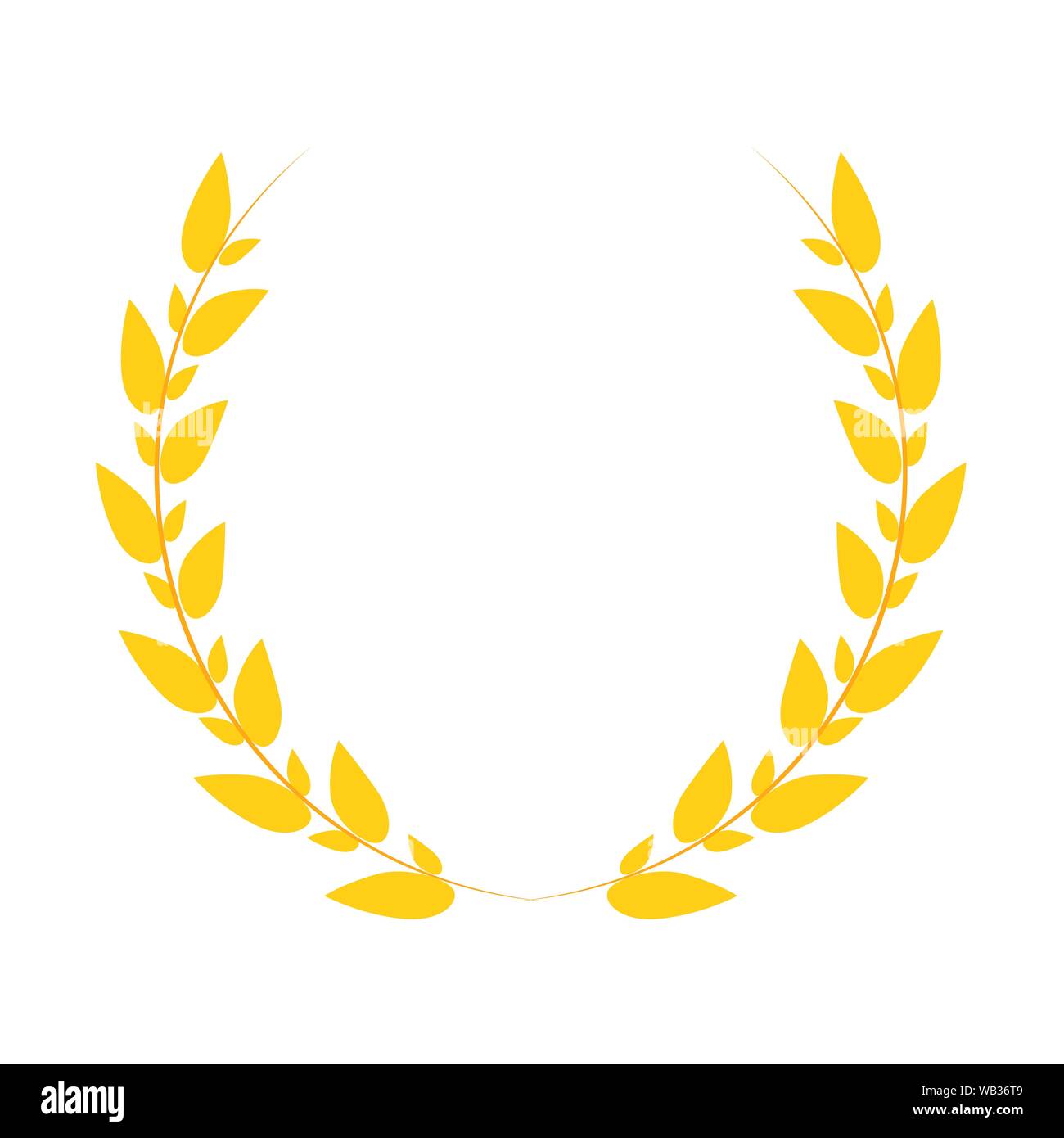 Crown of bay leaf Stock Vector Image & Art - Alamy