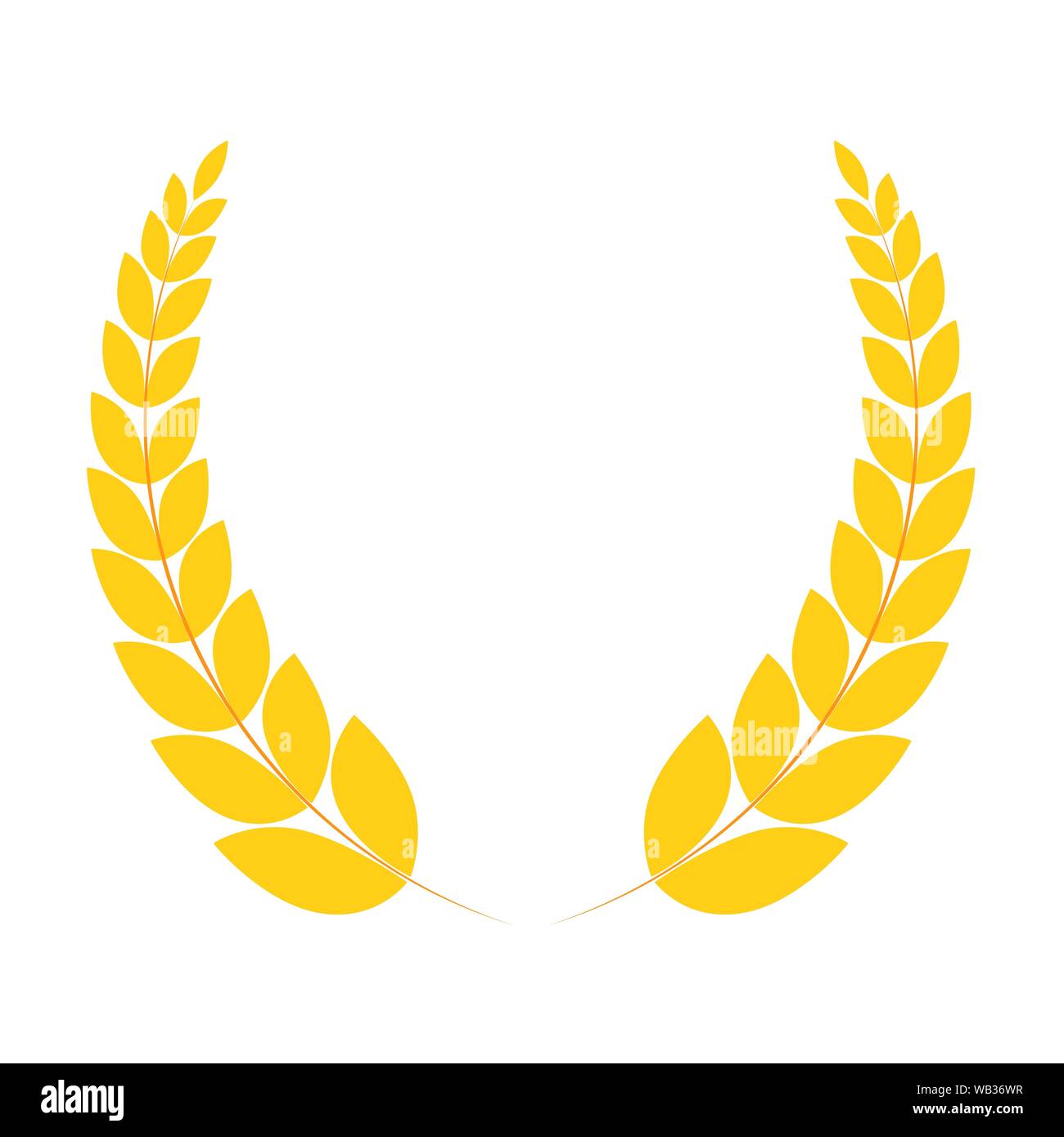 Crown of bay leaf Stock Vector Image & Art - Alamy