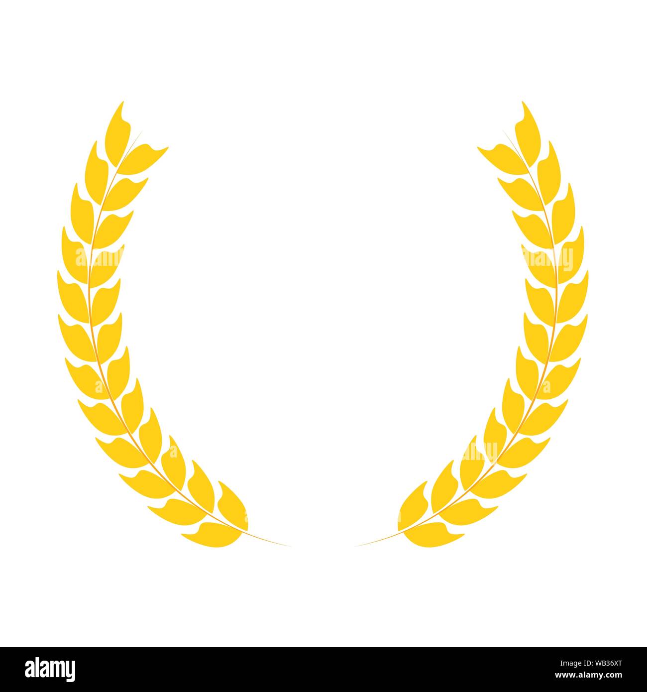 Crown of bay leaf Stock Vector Image & Art - Alamy