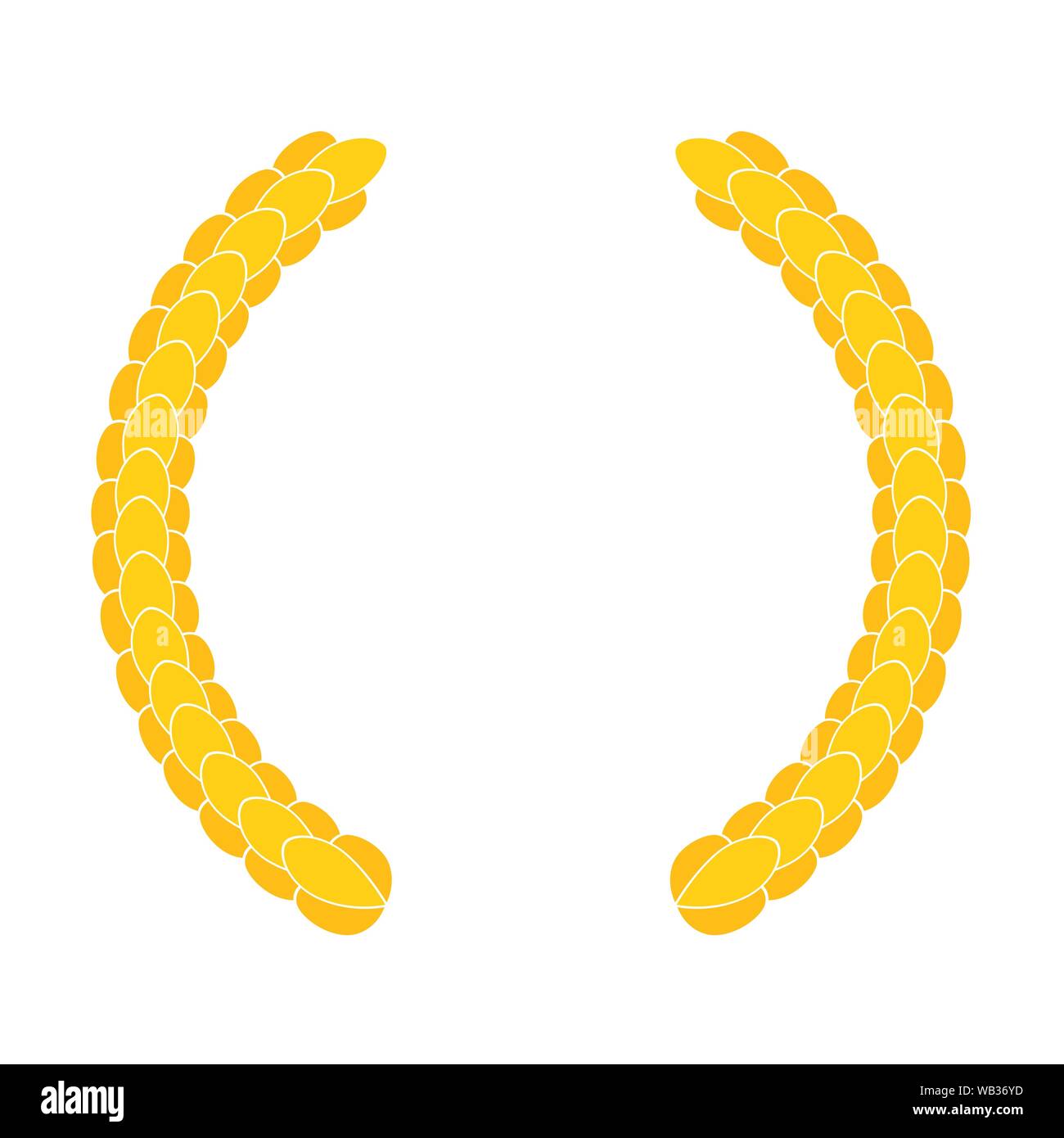 Crown of bay leaf Stock Vector Image & Art - Alamy