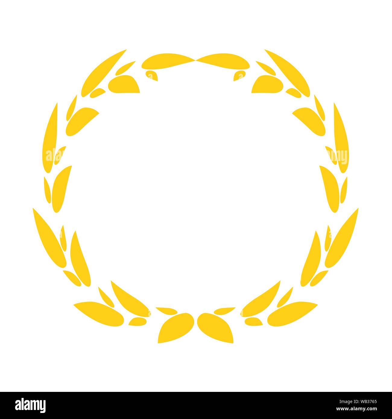 Crown of bay leaf Stock Vector Image & Art - Alamy