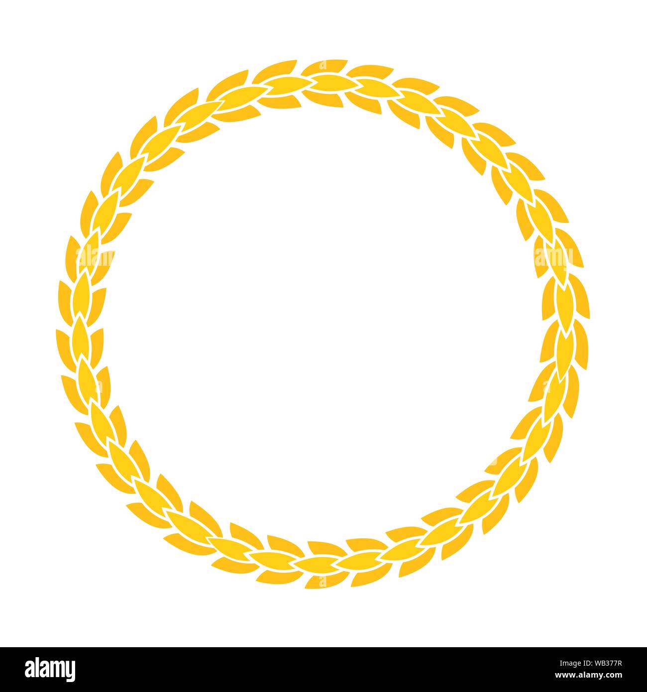 Crown of bay leaf Stock Vector Image & Art - Alamy