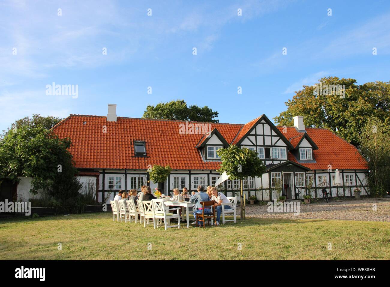 Farmhouse in Denmark Stock Photo - Alamy