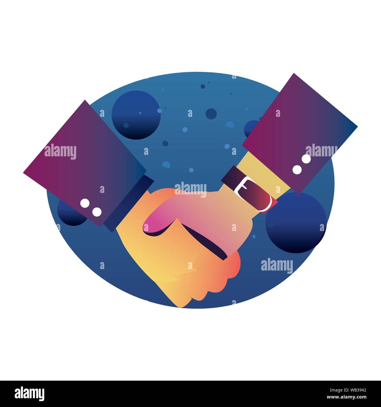 handshake professional relations icon flat design vector illustration Stock Vector Image & Art ...