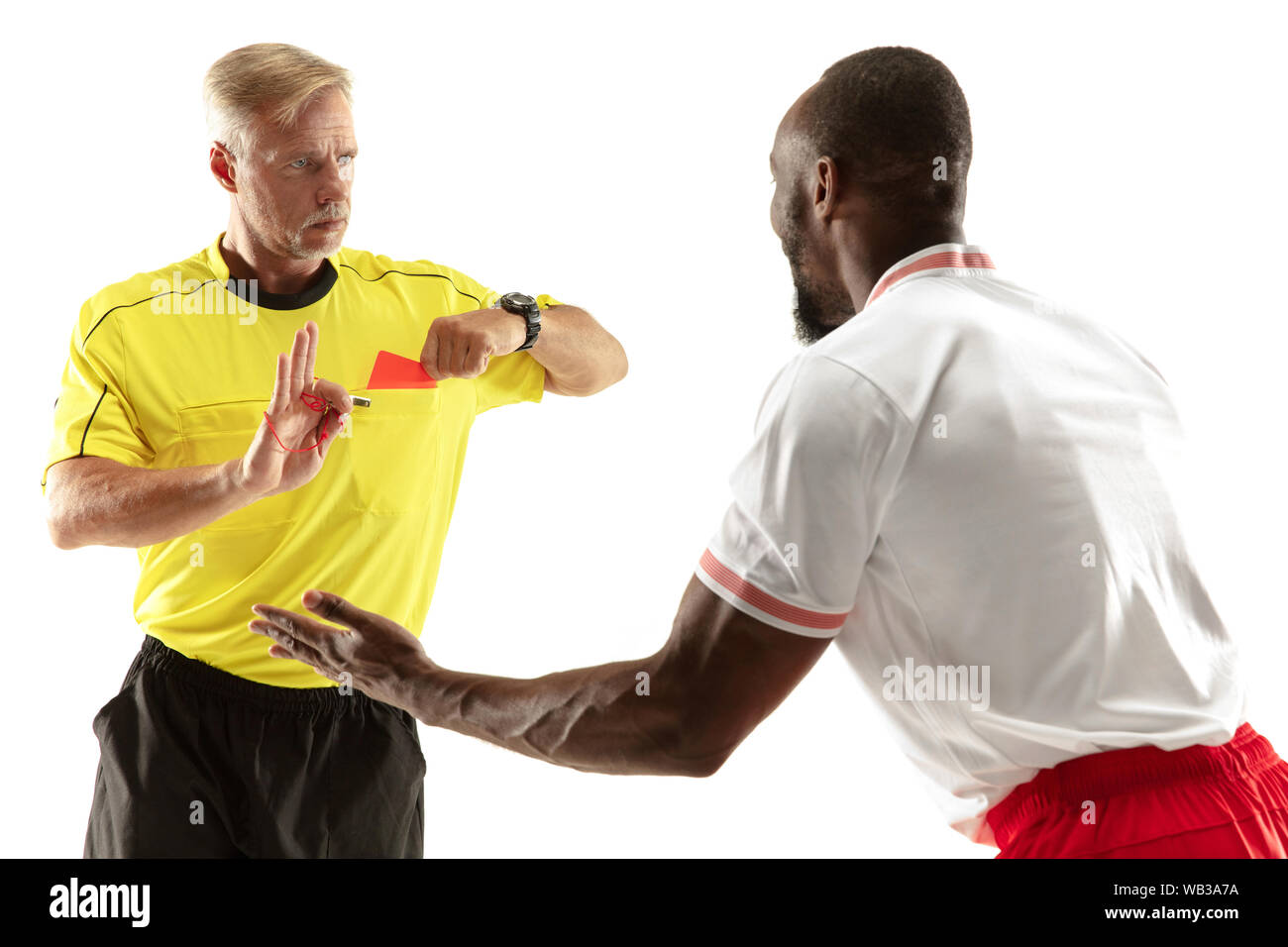 Angry american football player hi-res stock photography and images - Alamy