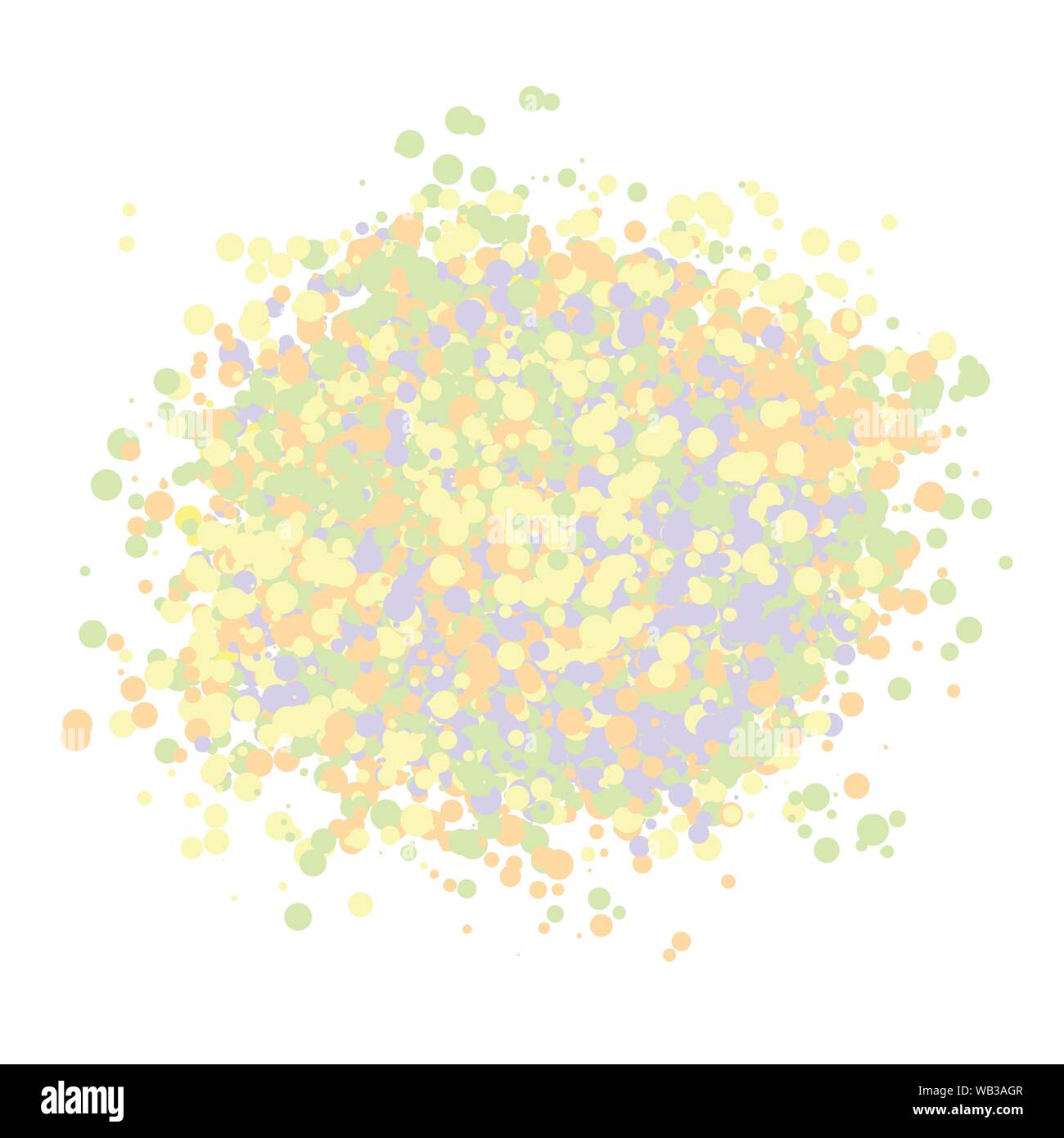 Confetti template design. Easter spring style. Baby shower retro ...