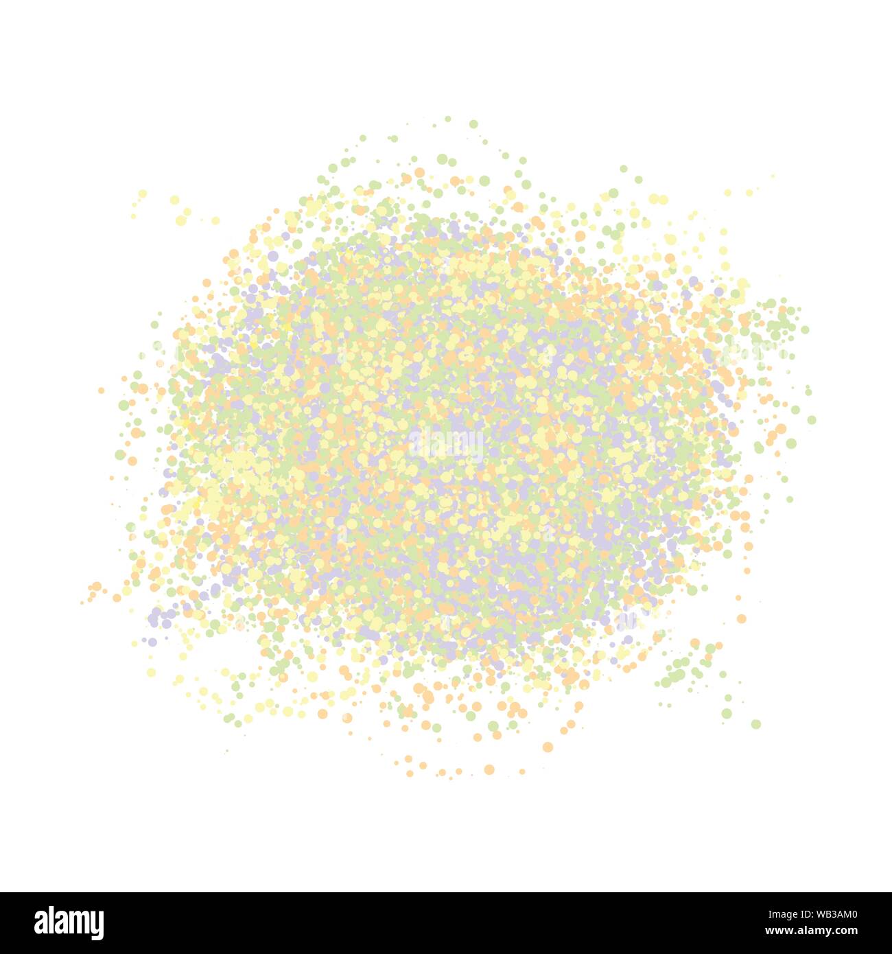 Confetti template design. Easter spring style. Baby shower retro ...