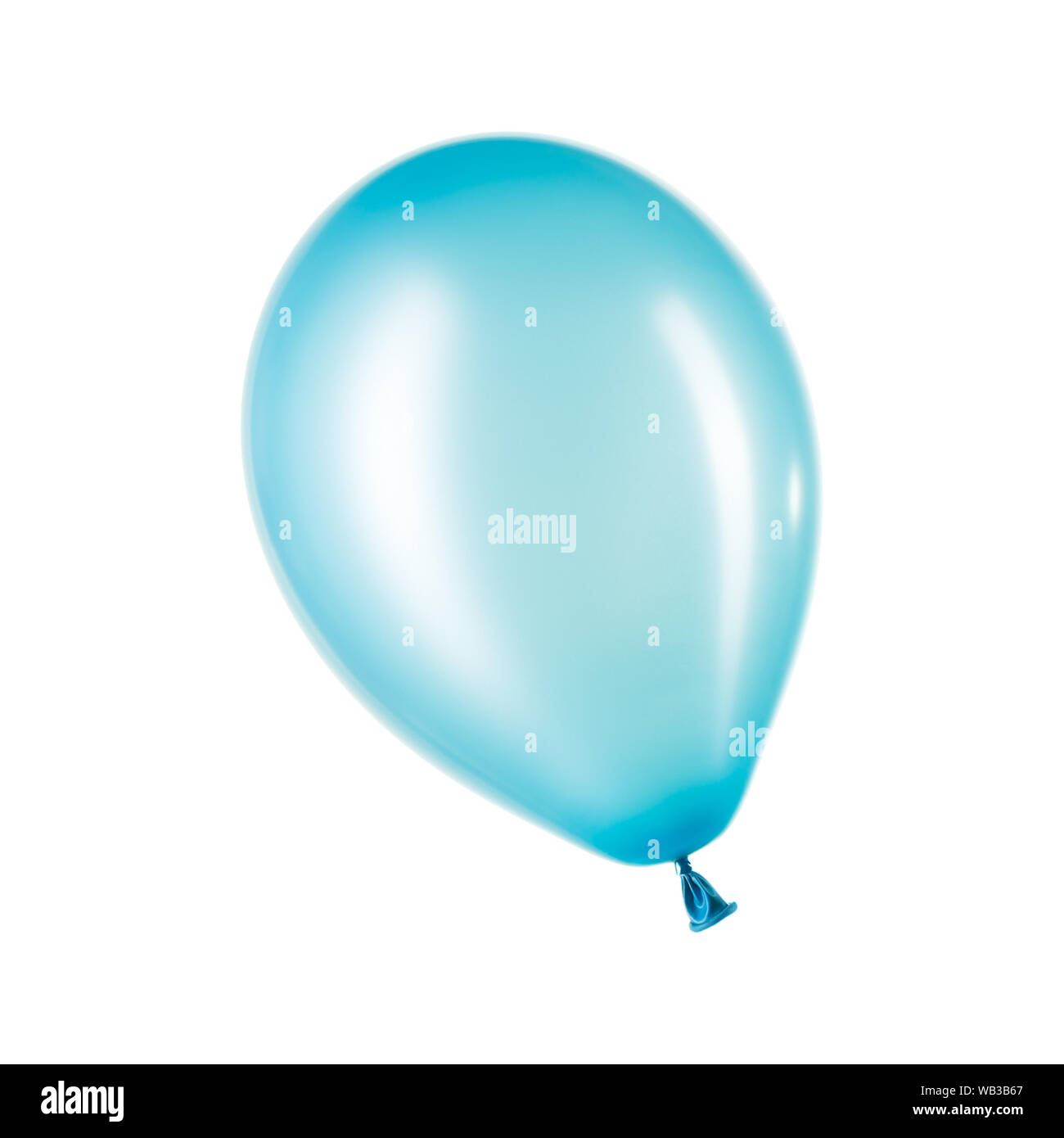 Single blue helium balloon, element of decorations Stock Photo - Alamy