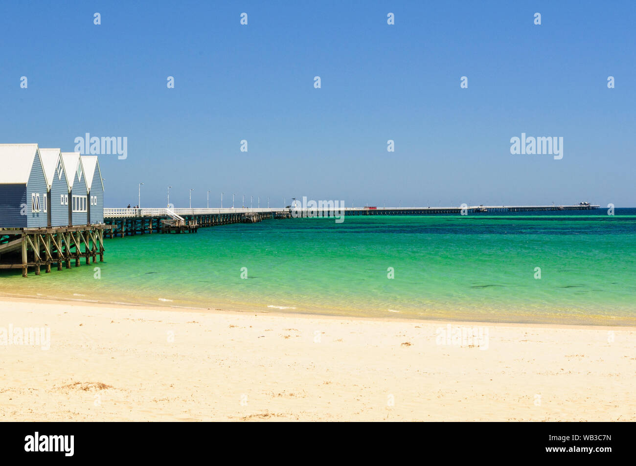 The famous Busselton Jetty is 1841 meters long, which makes it the ...
