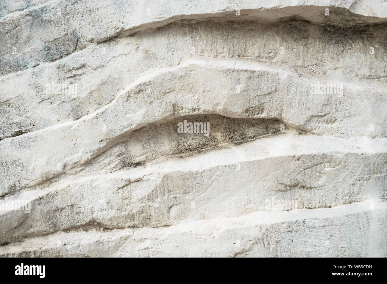 Close up beautiful white stone layers of marble background Stock Photo ...
