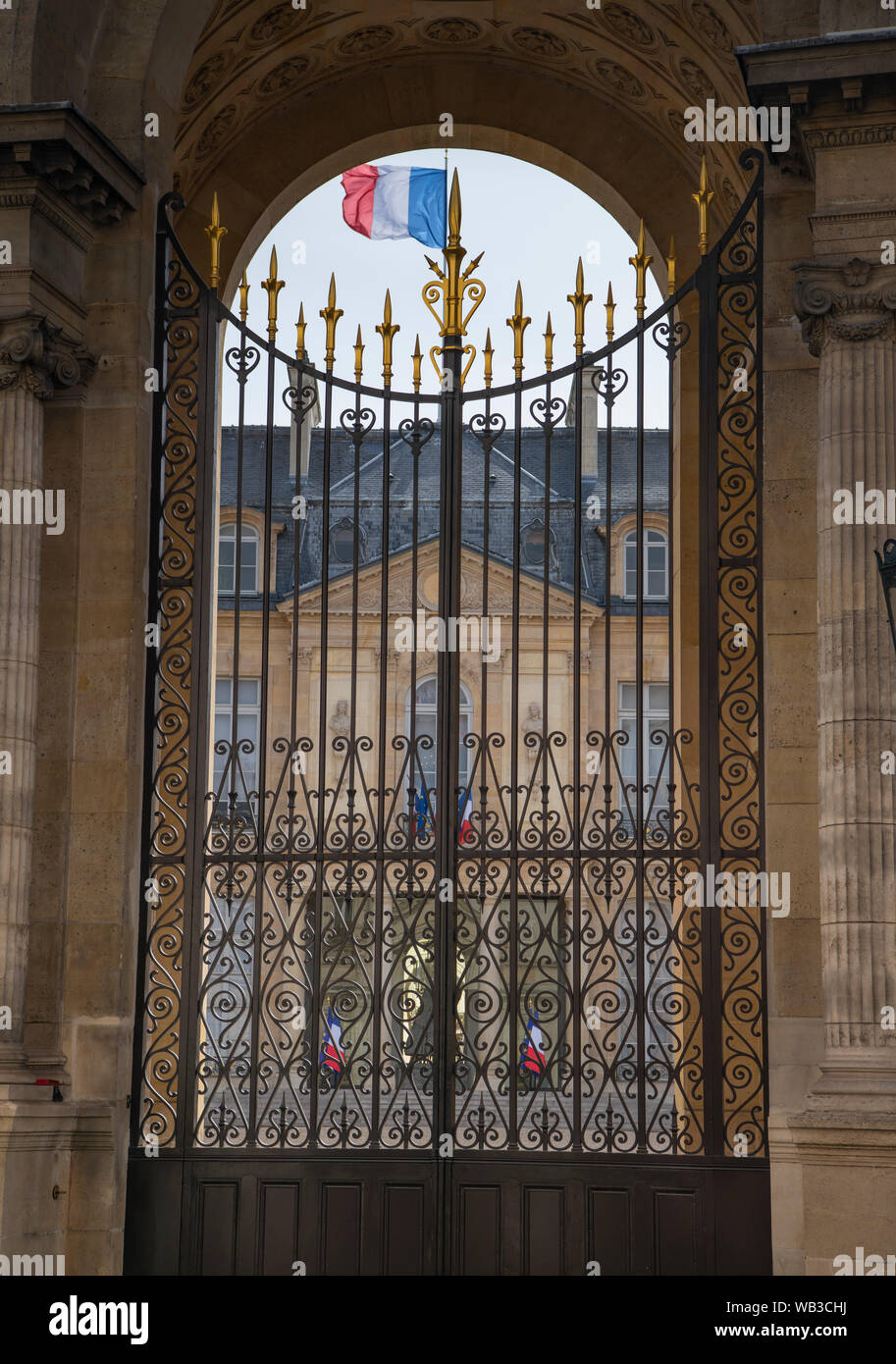 Elysee Palace, official residence of the french president, Paris Stock ...