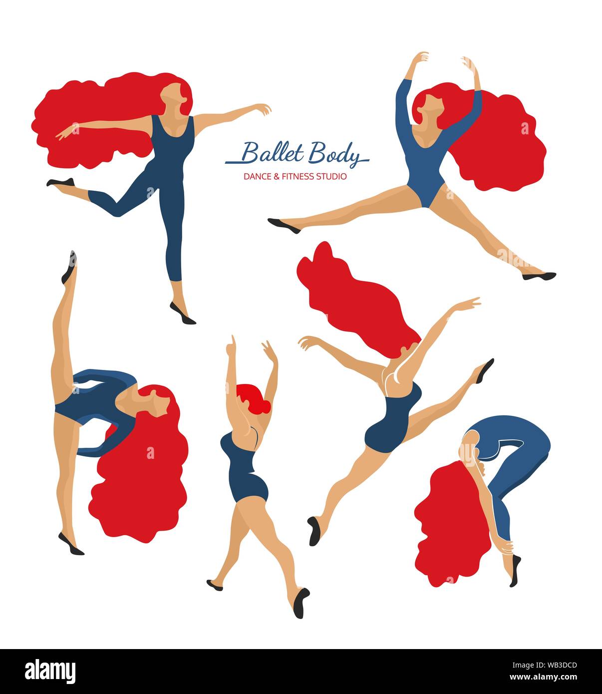Ballerina flat Stock Vector Images - Alamy