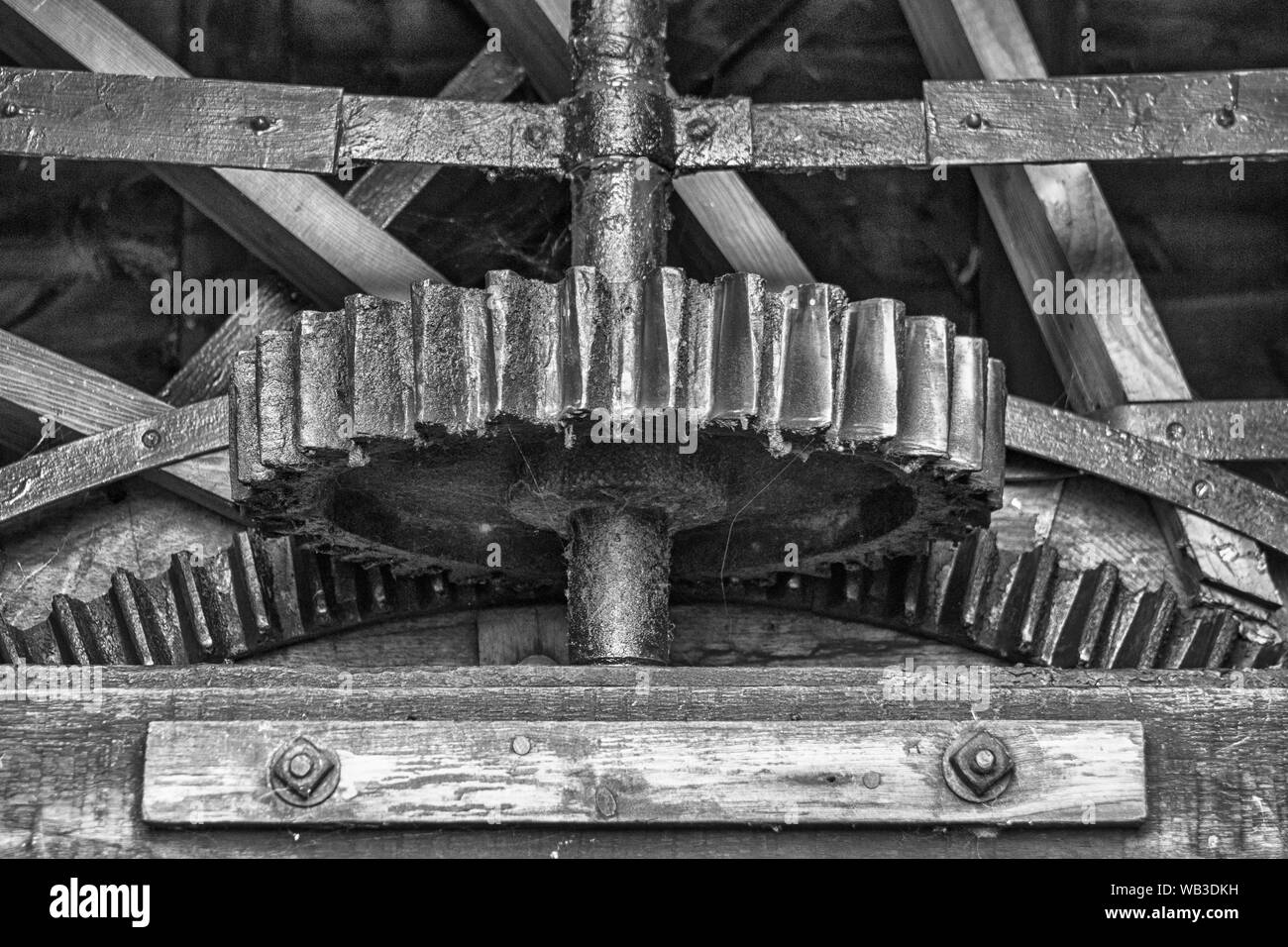 Windmill Gear Wheel Stock Photo - Alamy
