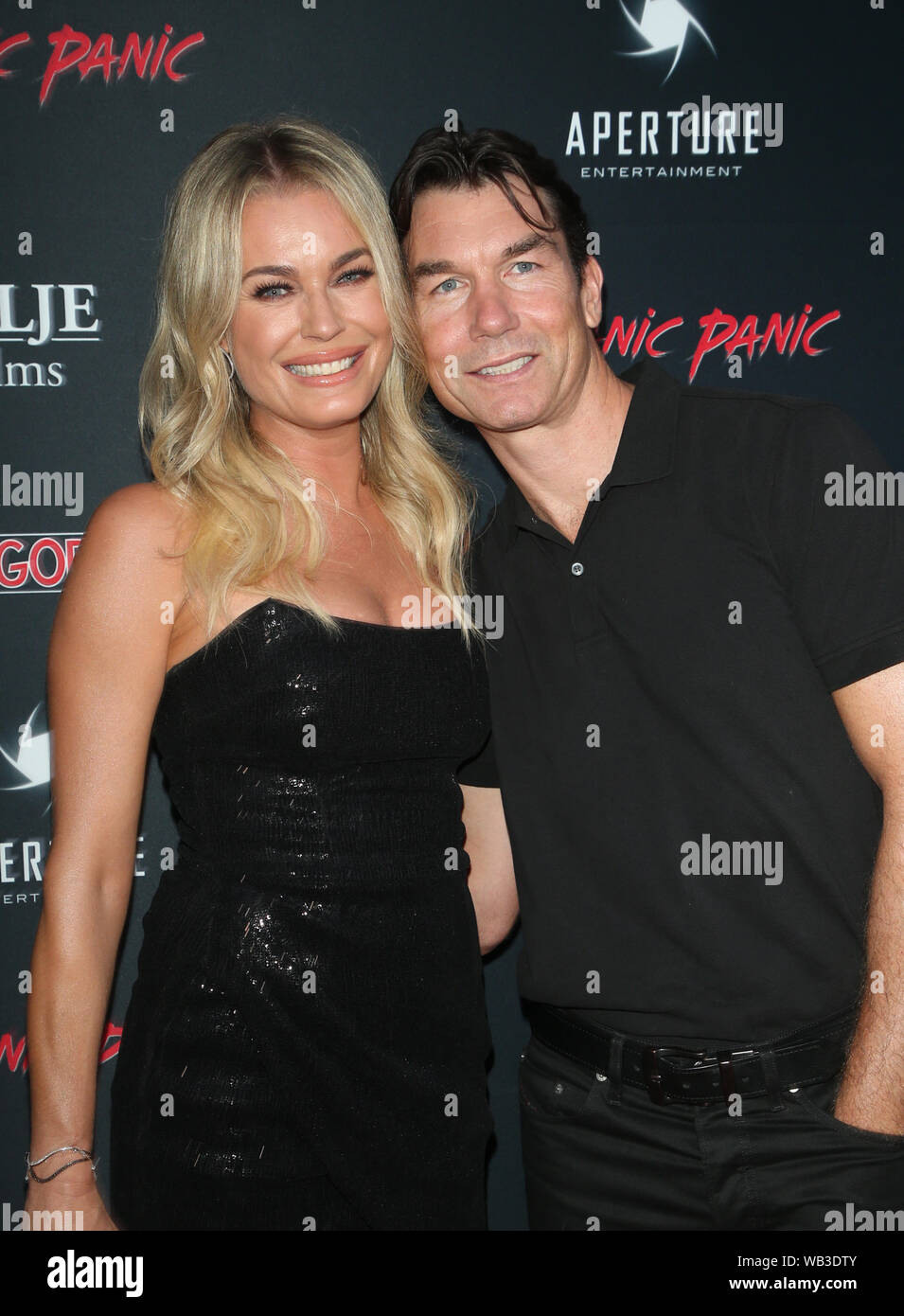 Hollywood, California, USA. 23rd Aug, 2019. Rebbeca Romijn, Jerry O ...