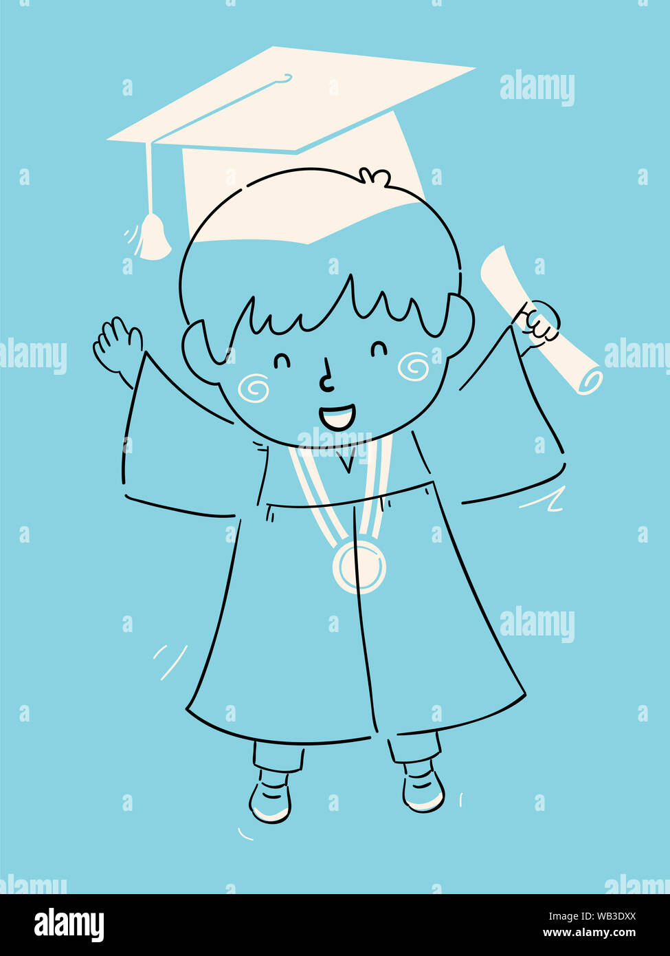 Graduation diploma clipart hi-res stock photography and images - Alamy