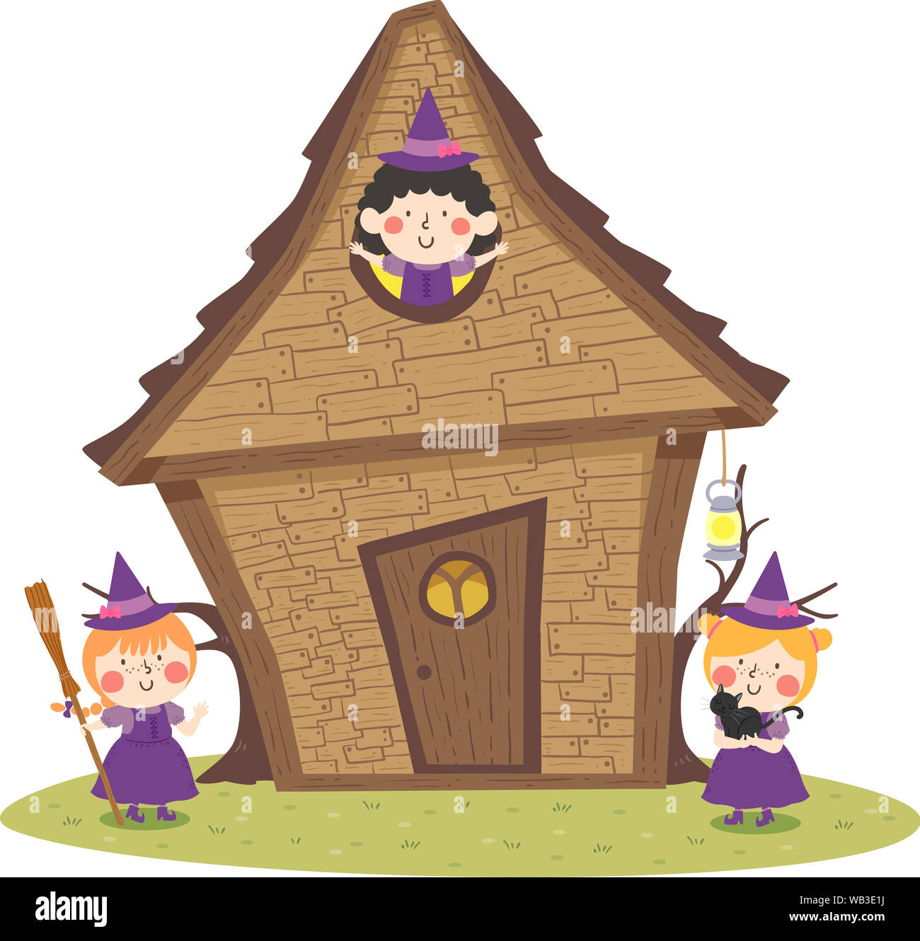 Kids Witch Clipart