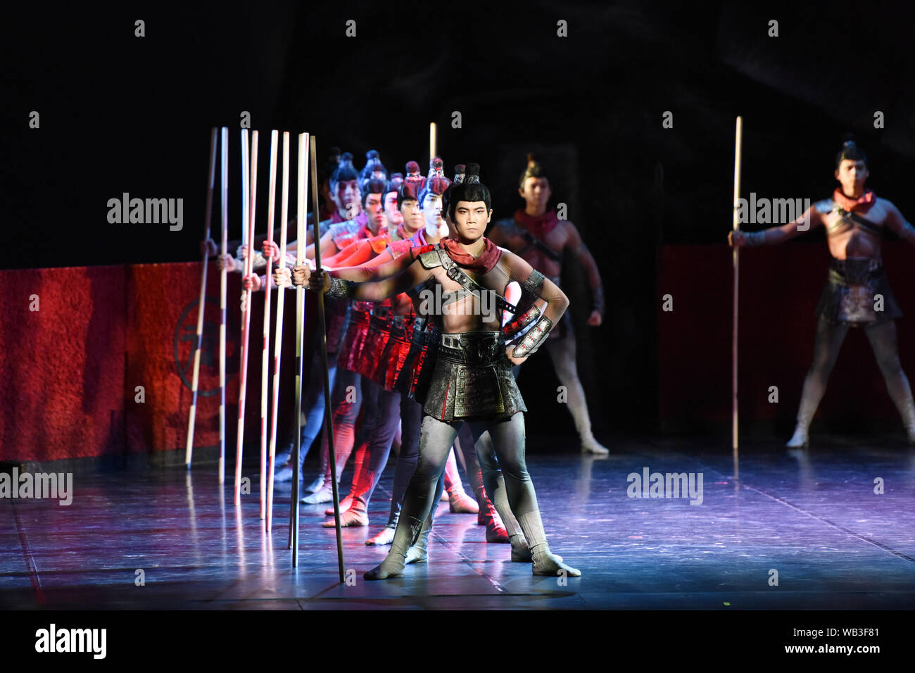 New York, USA. 23rd Aug, 2019. Dancers perform during the ballet Mulan ...