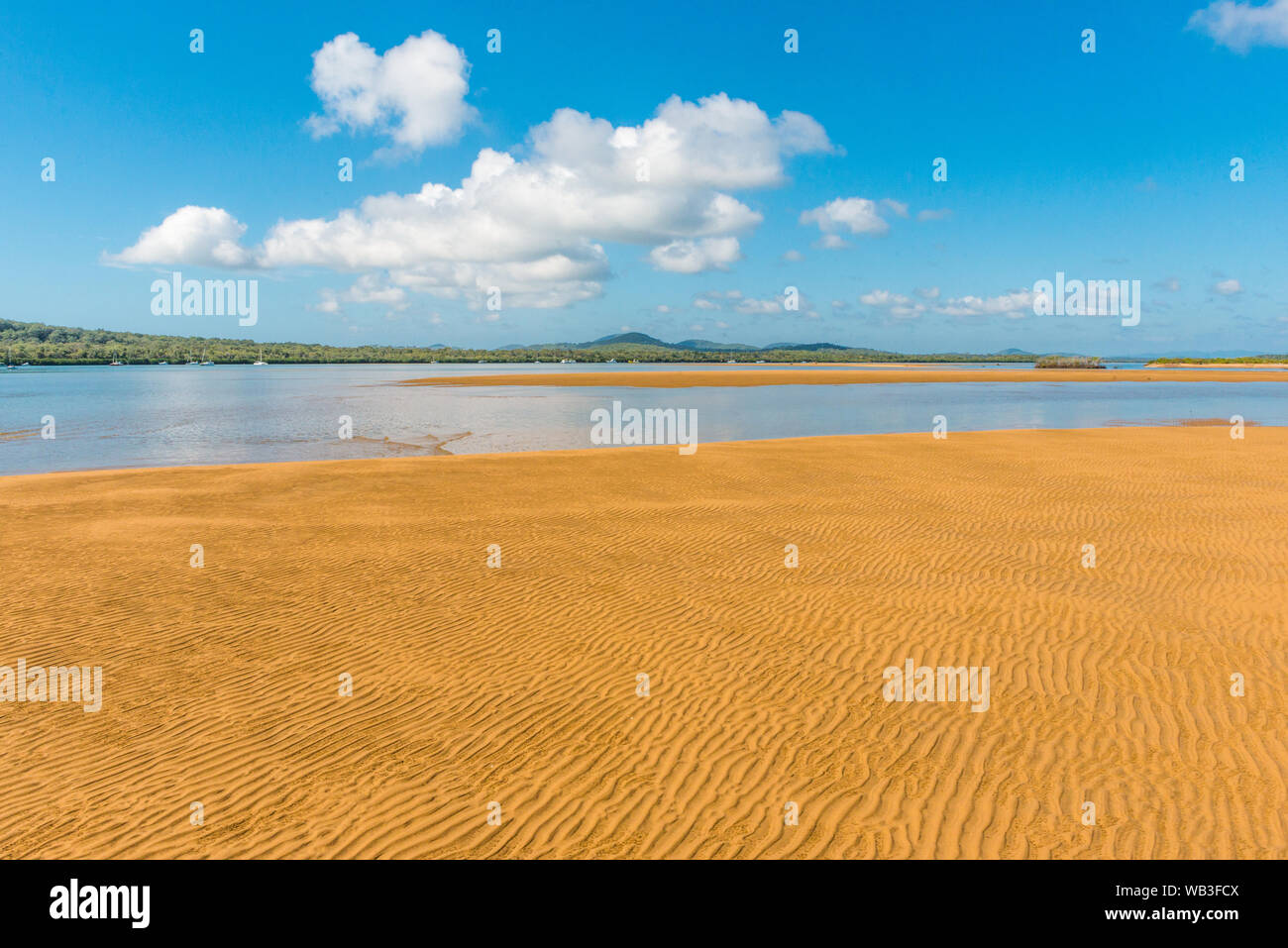 Beach on Middle Island Stock Photo - Alamy