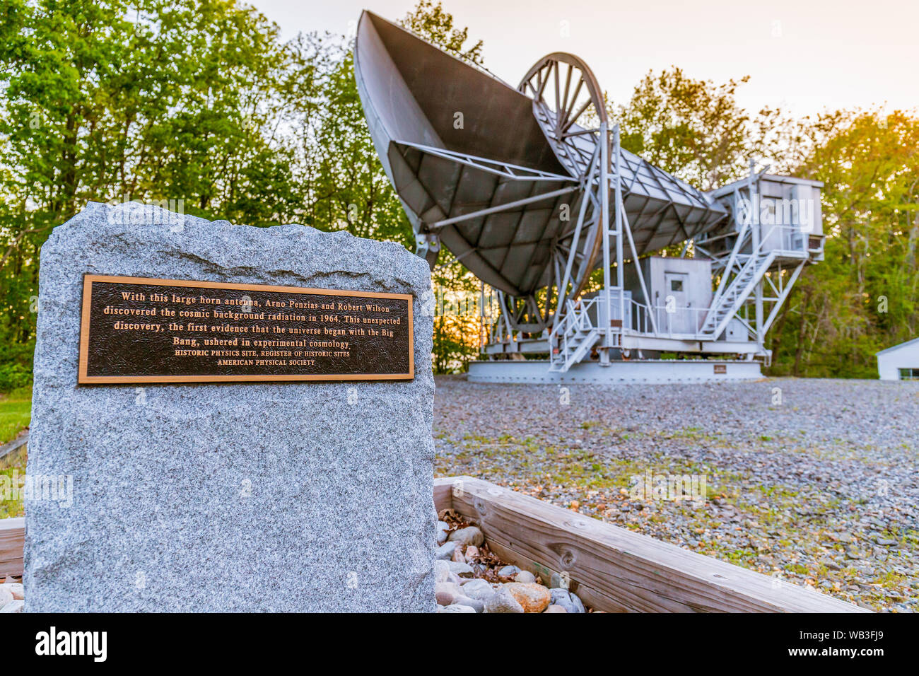 Holmdel Horn Antenna Stock Photo - Alamy