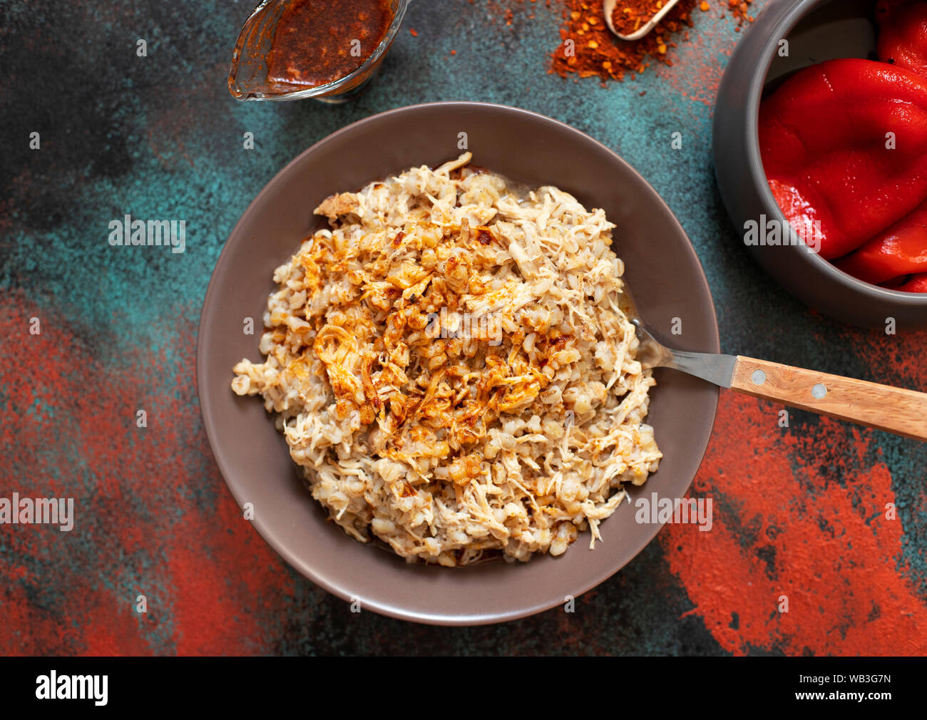 Traditional for Turkish, Greek and Iranian cuisine, a dish called ...