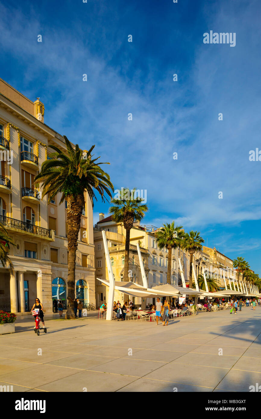 Riva Promenade, Split, Croatia, Europe Stock Photo - Alamy