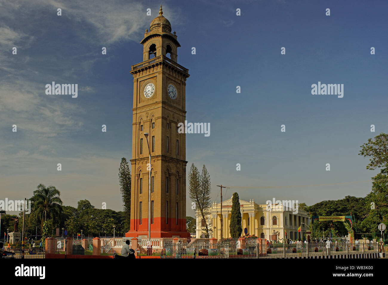 31 Oct 2009 Silver Jubilee Clock Tower out side of town hall Mysore ...