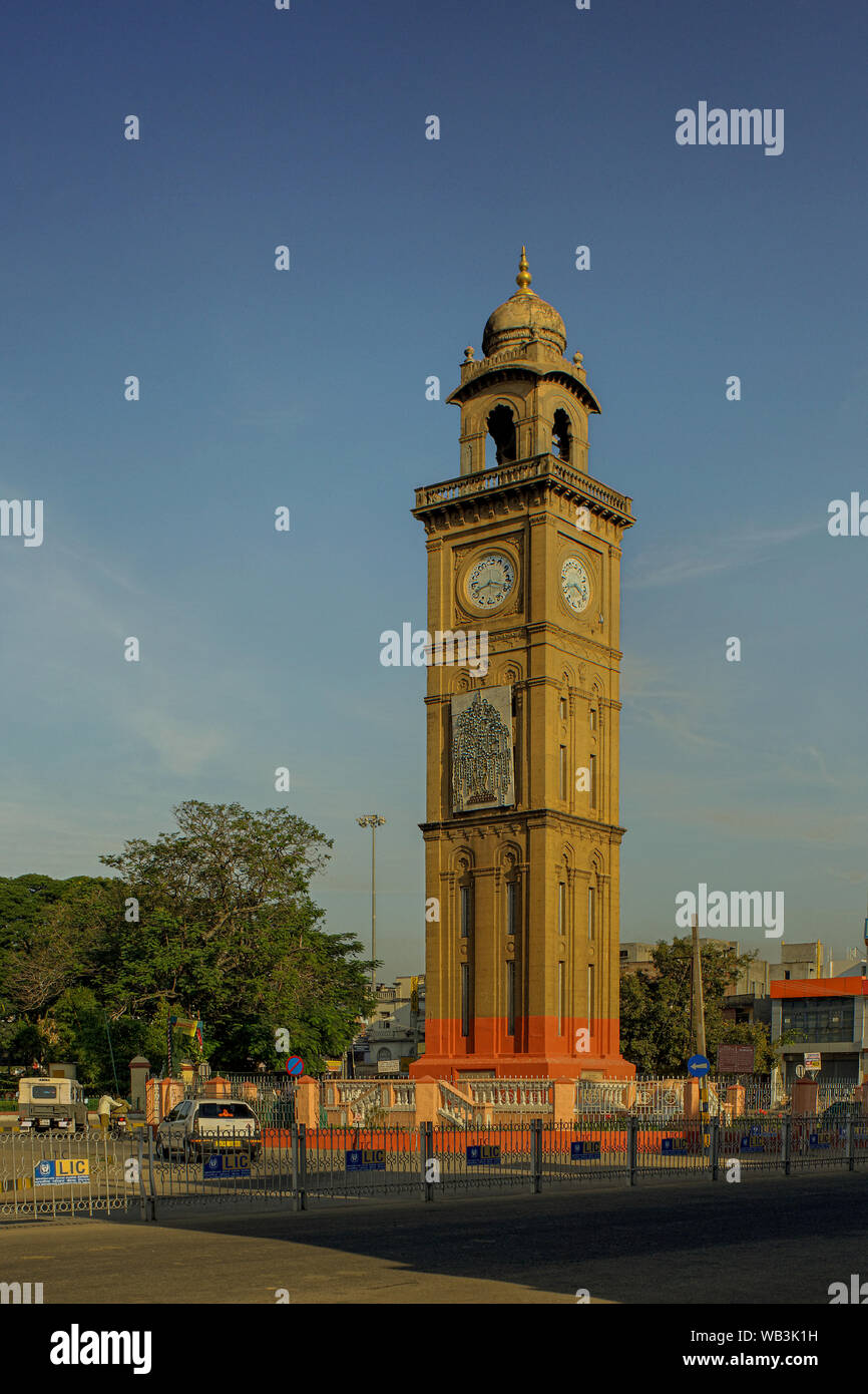 31 Oct 2009 Silver Jubilee Clock Tower Mysore Mysuru Karnataka India Stock Photo - Alamy