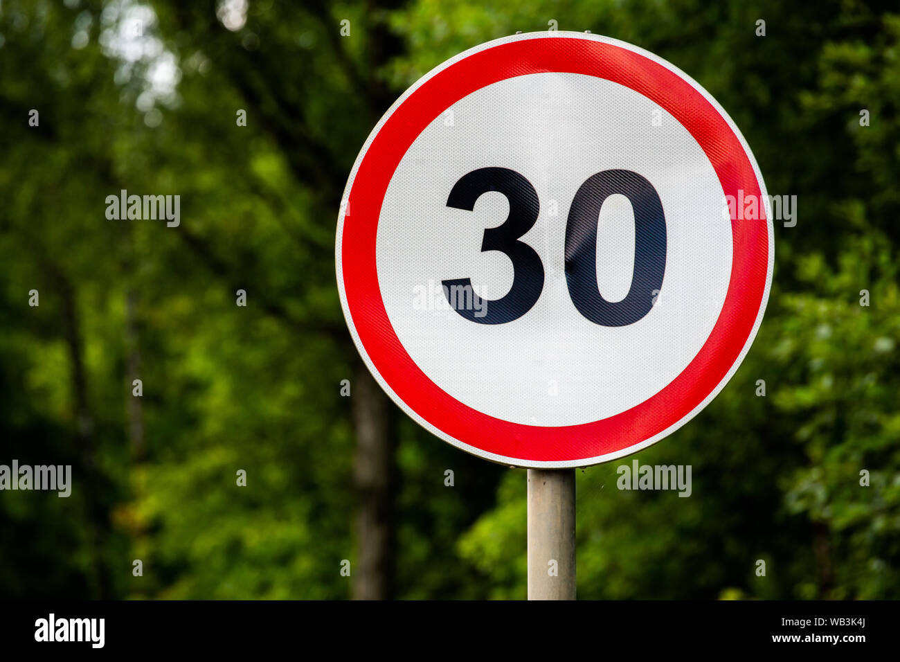 End speed restriction traffic sign hi-res stock photography and images ...