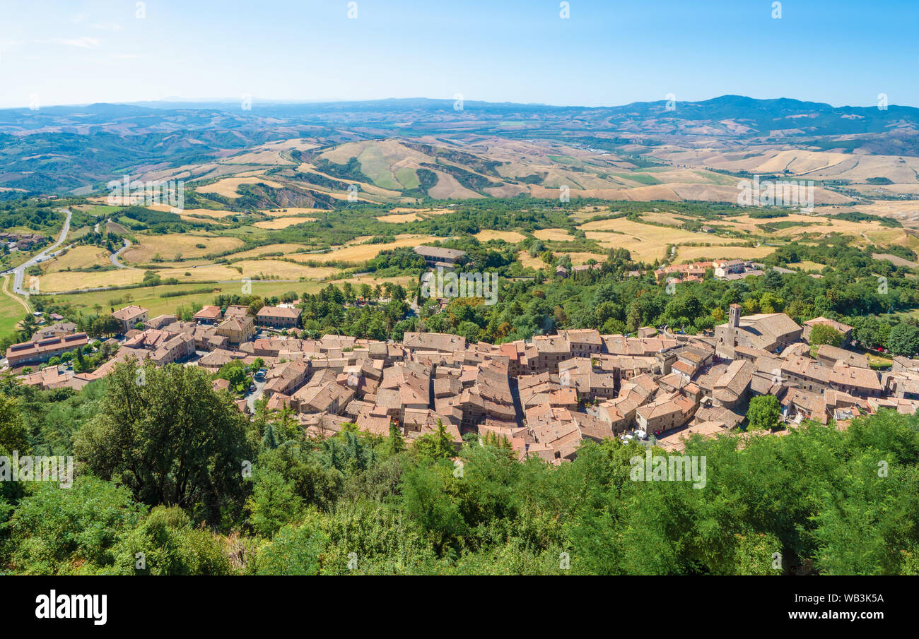 Radicofani (Italy) - The view from the medieval and renaissance town on ...