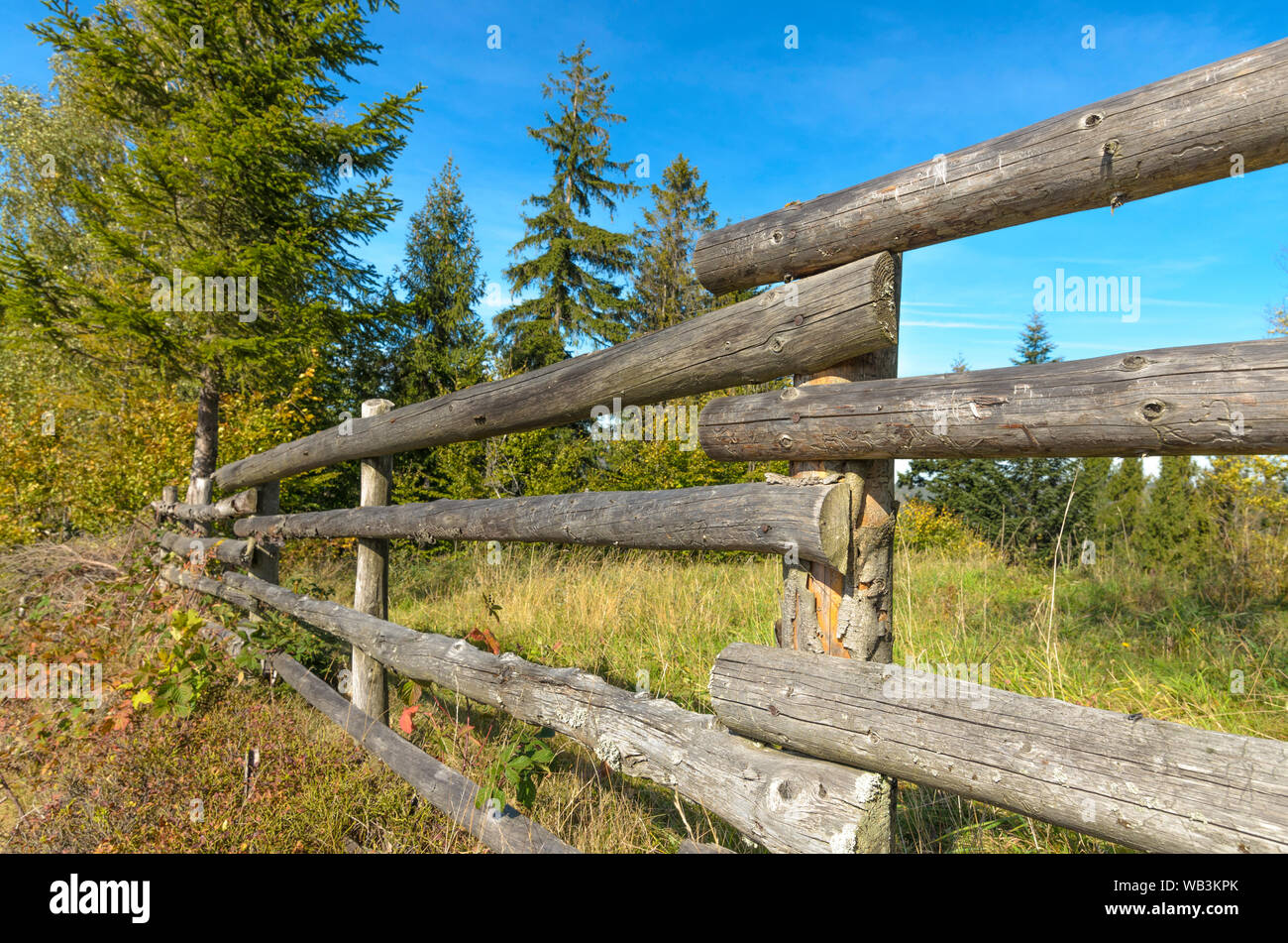 Country Wooden Fence