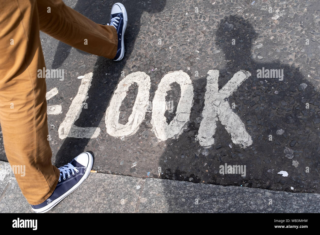 Pedestrian road signs hi-res stock photography and images - Alamy