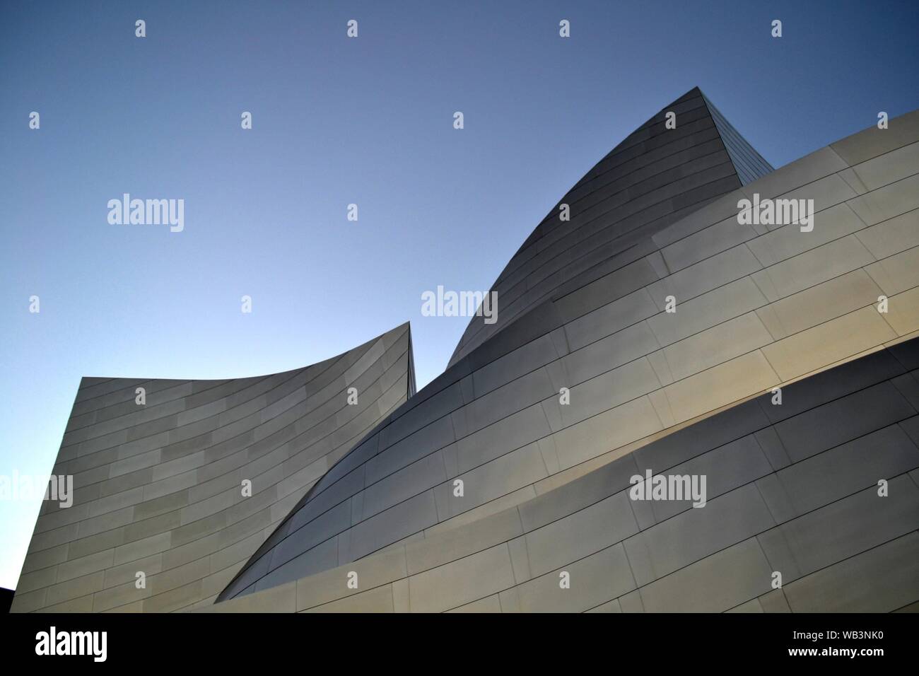 Low angle shot of an architectural gray abstract building Stock Photo ...