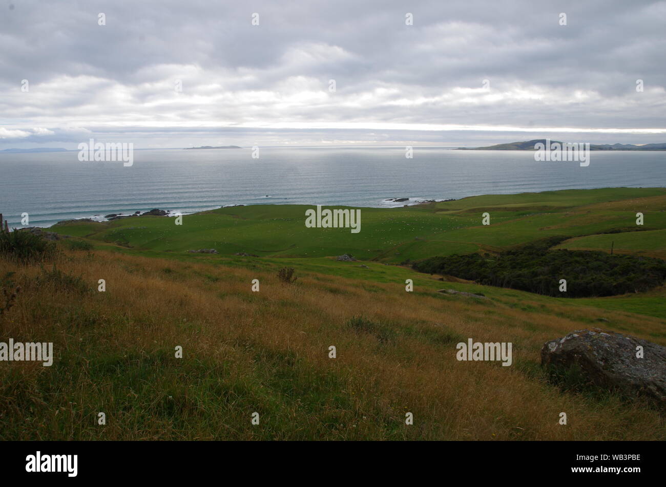 Te Araroa Trail. Colac Bay. Southland. South Island. New Zealand Stock ...