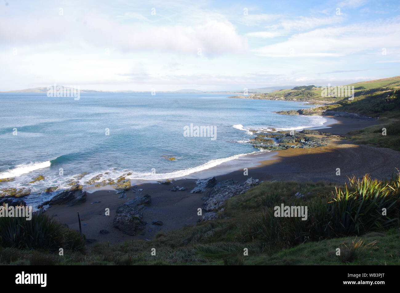 Te Araroa Trail. Colac Bay. Southland. South Island. New Zealand Stock ...