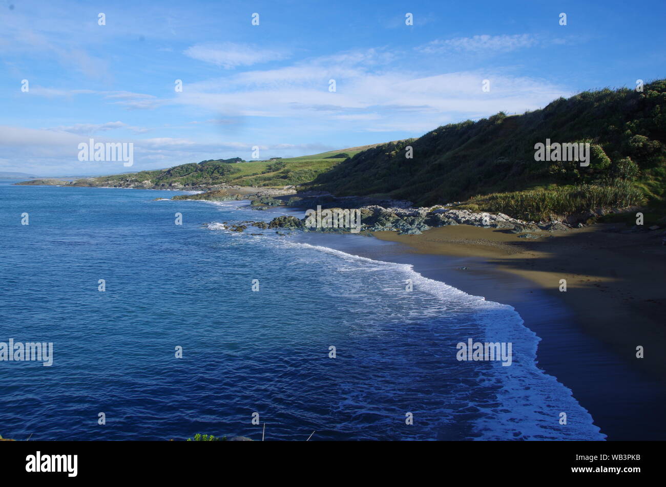 Te Araroa Trail. Colac Bay. Southland. South Island. New Zealand Stock ...
