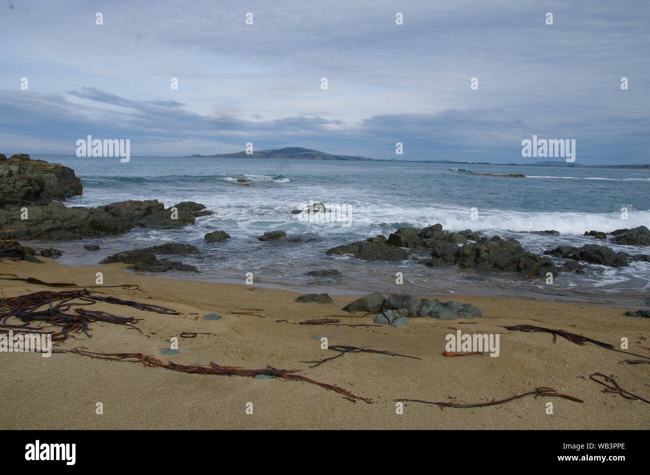 Te Araroa Trail. Colac Bay. Southland. South Island. New Zealand Stock ...