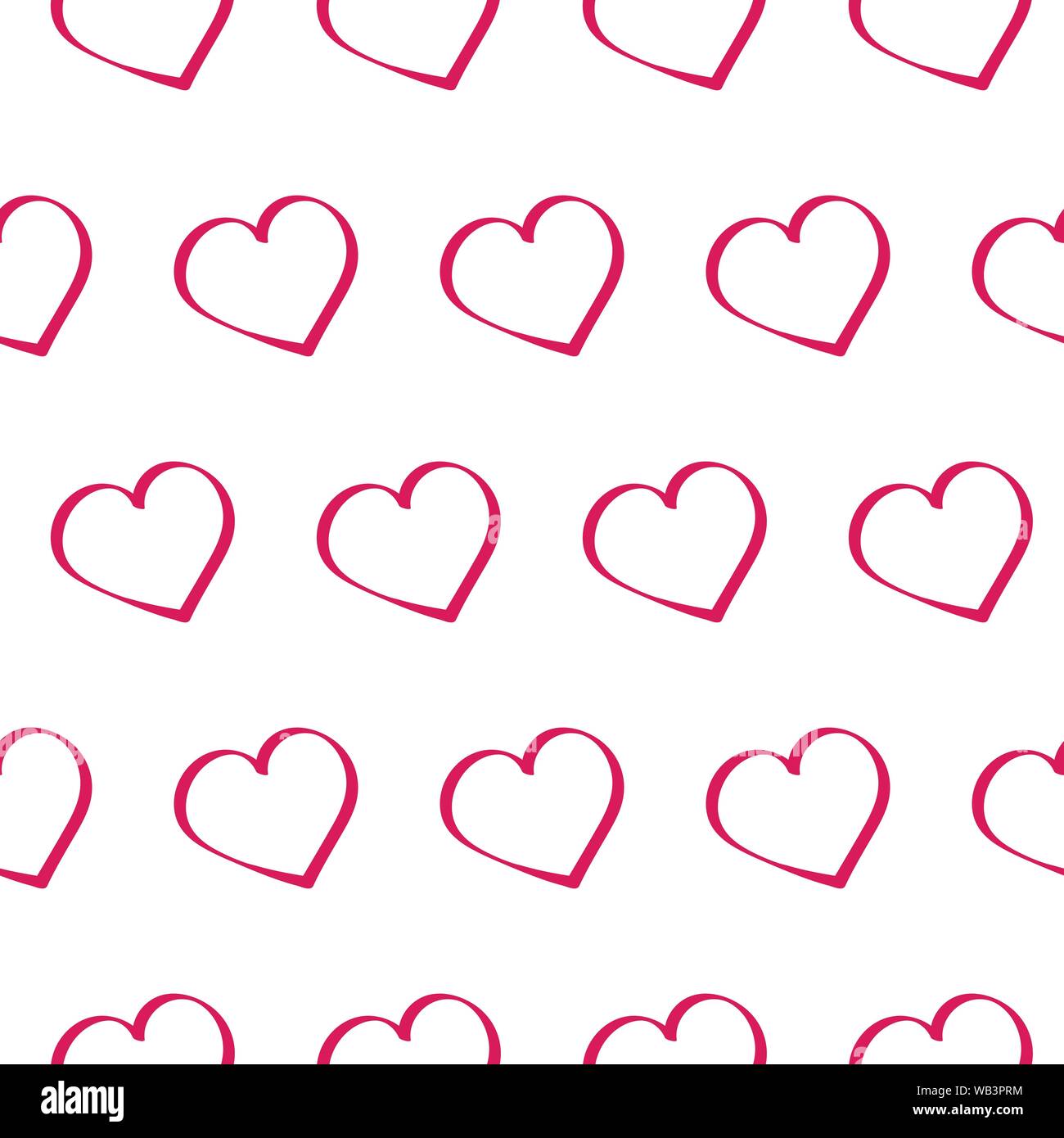 Colorful hearts with geometric pattern Cut Out Stock Images & Pictures ...