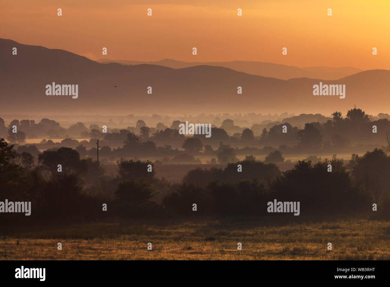 Valley of Roses at sunrise Stock Photo - Alamy
