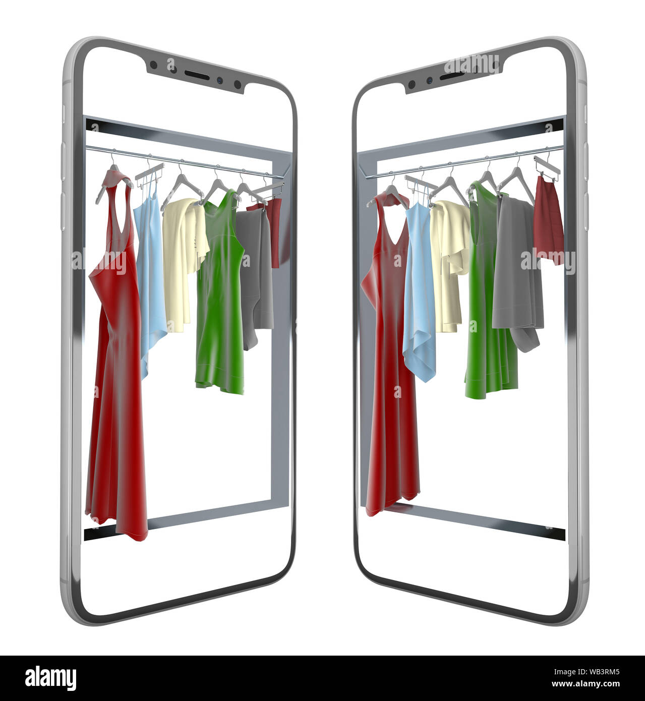 3d smartphone mockup payment Cut Out Stock Images & Pictures - Alamy