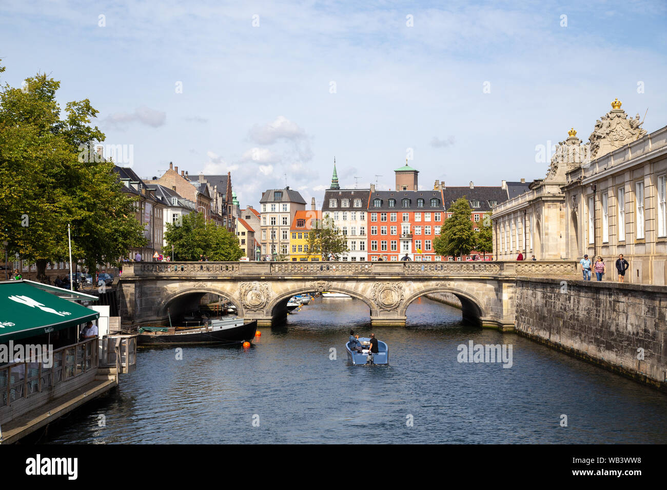 Marble Bridge in Copenhagen, Denmark Stock Photo - Alamy