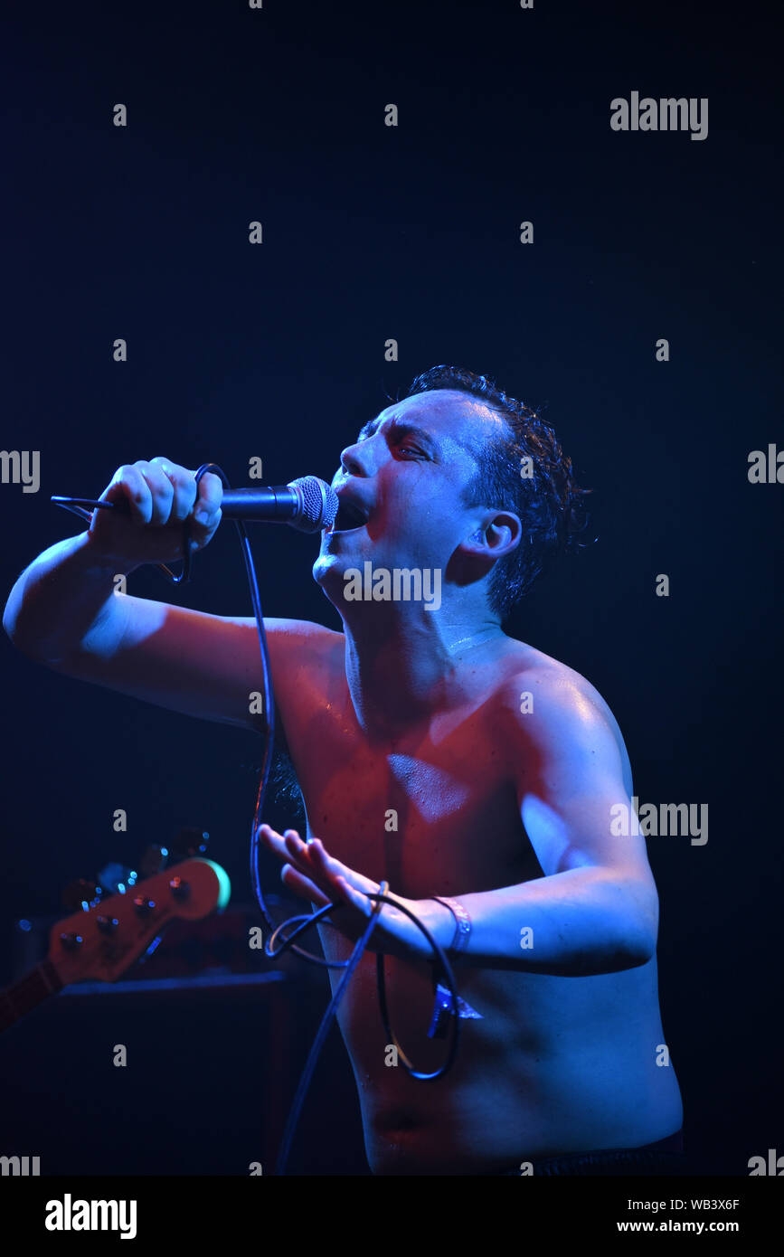 Pigs Pigs Pigs Pigs Pigs Pigs Pigs (Matt Baty pictured) at Green Man ...