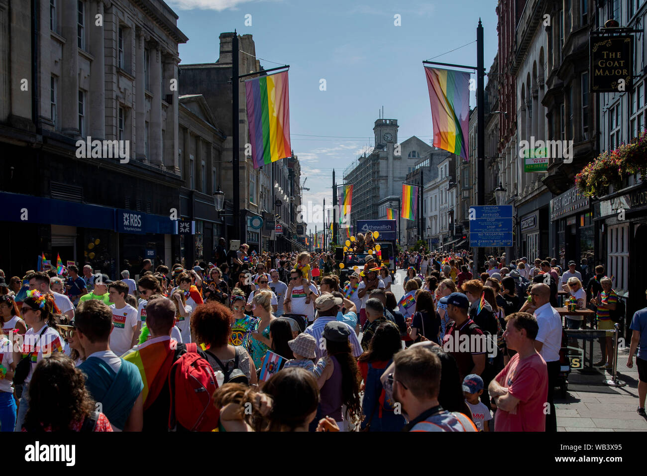 Cardiff pride weekend hi-res stock photography and images - Alamy