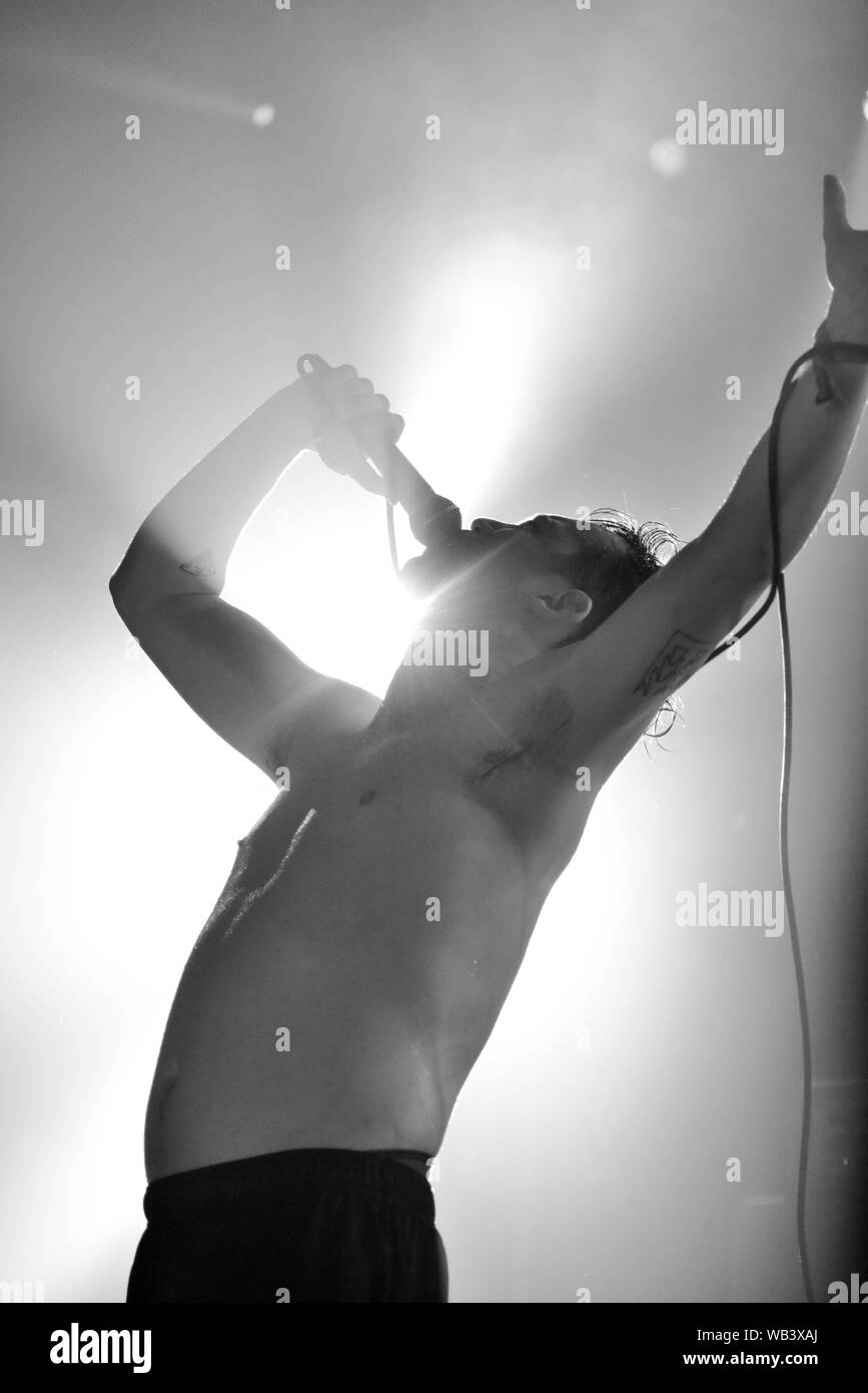 Pigs Pigs Pigs Pigs Pigs Pigs Pigs (Matt Baty pictured) at Green Man ...