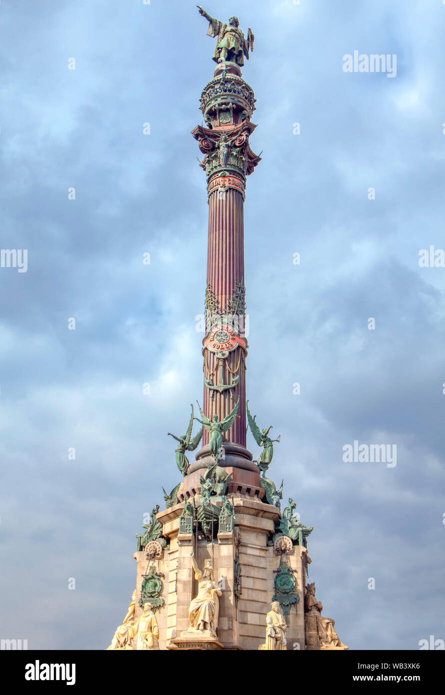 Monument explorer christopher columbus on hi-res stock photography and ...