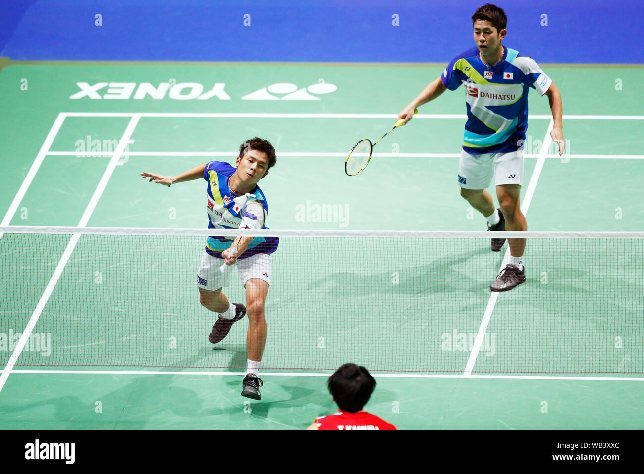Basel, Switzerland. Credit: D. 23rd Aug, 2019. Yugo Kobayashi, Takuro Hoki (JPN) Badminton : The ...