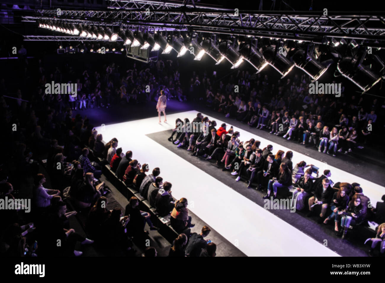 Blurred on purpose Fashion Show, Catwalk, Runway Event, Fashion week ...