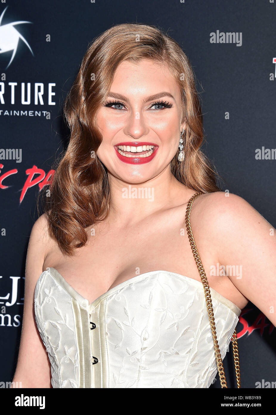 HOLLYWOOD, CA - AUGUST 23: Hayley Griffith arrives at the premiere Of ...